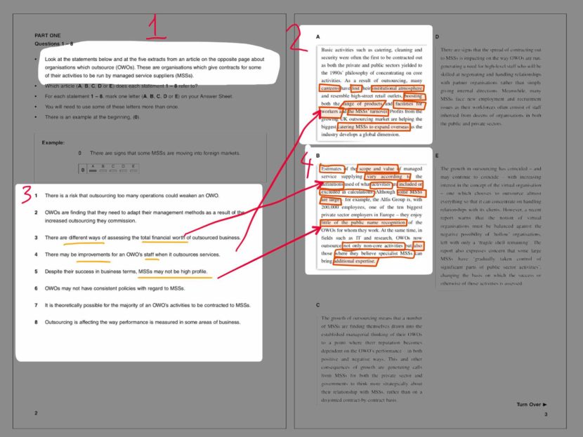 C1 Business Higher Reading Parts 1 & 2 | BEC Exam Guide