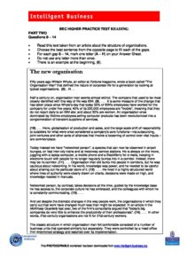 C1 Business Higher (BEC Higher) Reading Part Two | BEC Exam Guide